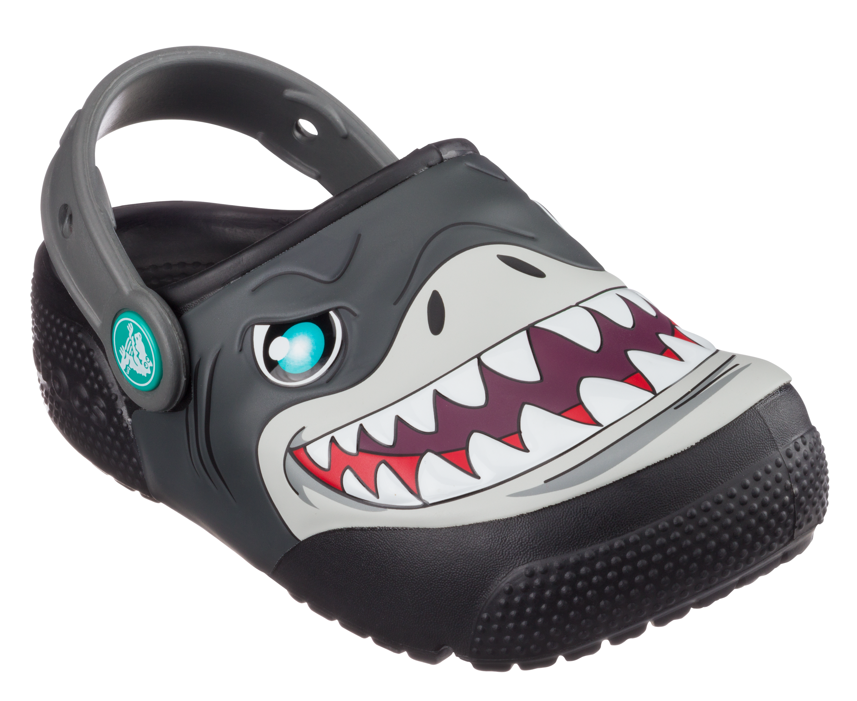 Crocs Fun Lab Lights Shark Clogs for Toddlers or Kids | Bass Pro Shops